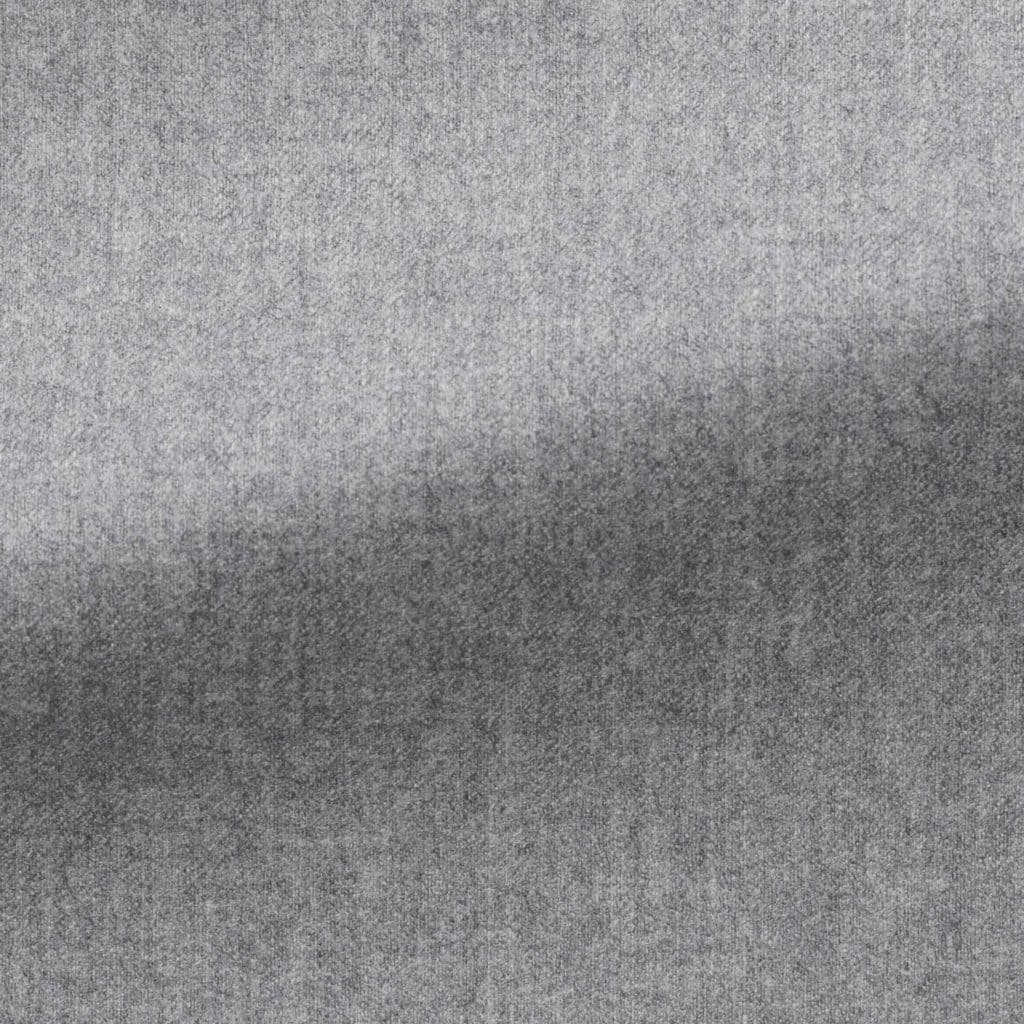 Custom tailored The Signature flannel suit light grey brushed wool