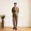 The fresco suit: High twist wool breakdown - Blugiallo - Official Store