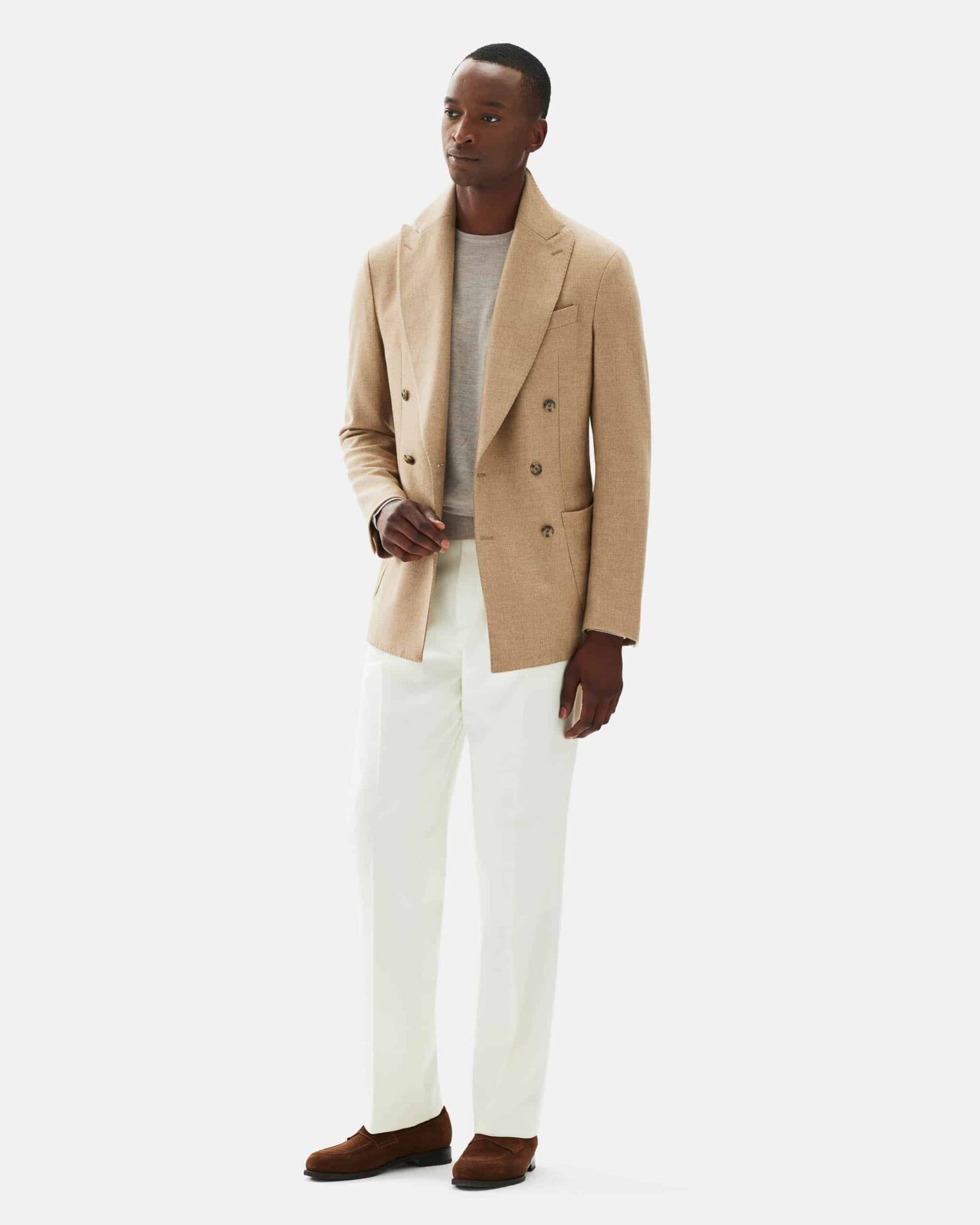 Custom tailored The 'WCT' wool cashmere jacket camel